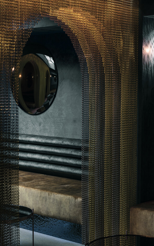 Kriskadecor Transforms with Aluminum Chains - ICFF
