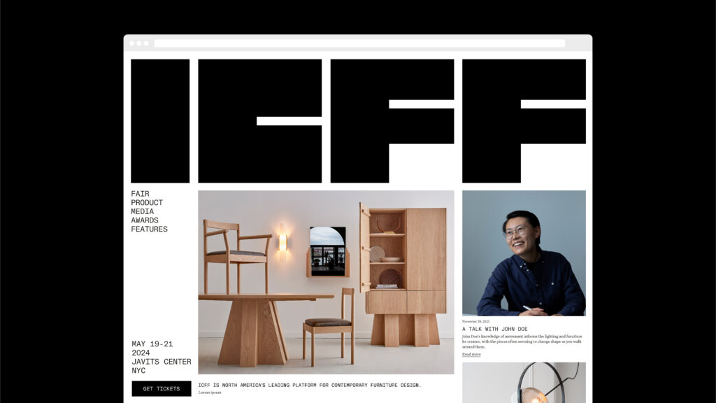 A Bold New Look for ICFF - ICFF