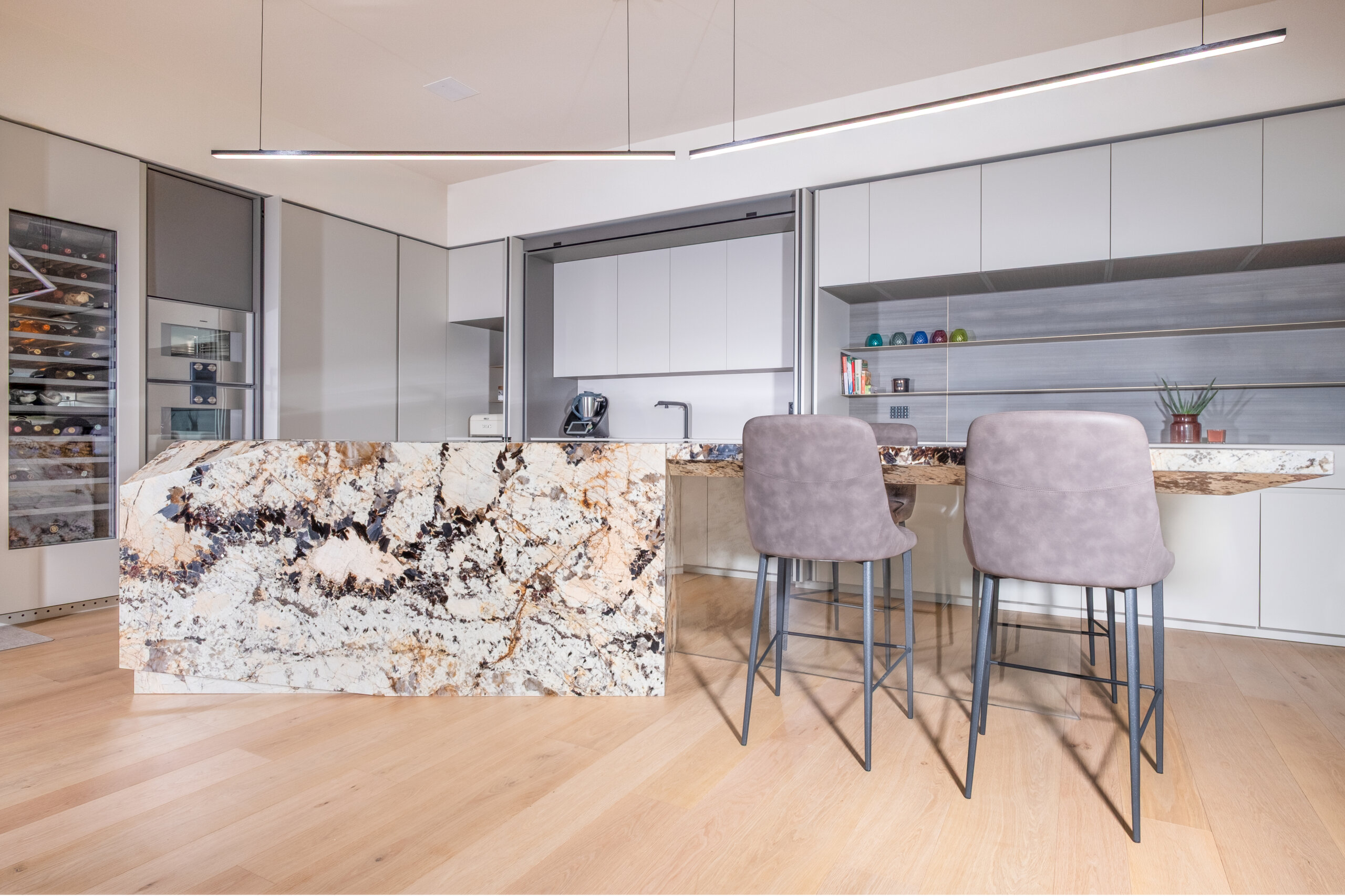 Patagonia Kitchen Island by Pistore Marmi - ICFF